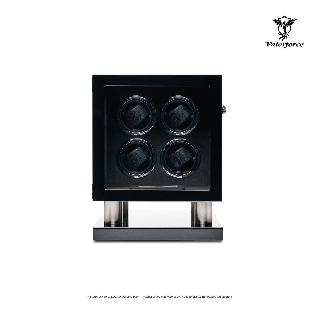 Valorforce Digital Winder DWS4 – 4-Watch LED-Controlled Display Winder ...